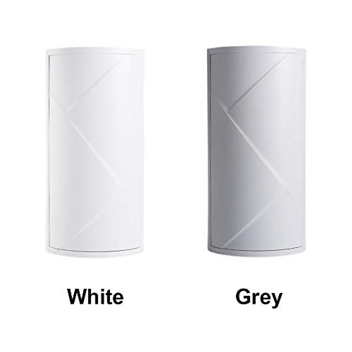 EMVANV Multifunction Corner Locker Cosmetic Storage Rack 360 Degree Rotation Storage Rack for Office Home Bathroom Triangle Shelf Kitchen(Grey)