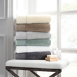 Aston & Arden Anatolia Turkish Hand Towels - (Pack of 4) 100% Ring Spun Cotton, Soft Plush Absorbent, 600 GSM Low Twist Weave, Premium Towel for Hotel, Spa, Bathroom, 18 x 32 in, Sage Green