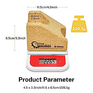 Donner Guitar Neck Rest Cradle, Guitar Bench Neck Support Pillow for String Changing, Repair Cleaning Care Tool for Guitar Workstation