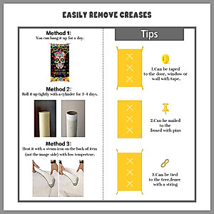 BAIFNEZ 3x6FT Day of the Dead Door Banner Dia De Los Muertos Party Door Cover Decoration Supplies Mexican Fiesta Sugar Skull Theme Halloween Door Decorations