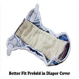 OsoCozy Better Fit Prefold Cloth Diapers - Small - 6 pk