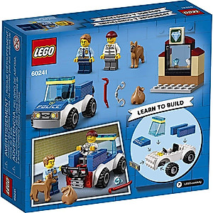 LEGO City Police Dog Unit 60241 Police Toy, Cool Building Set for Kids (67 Pieces)