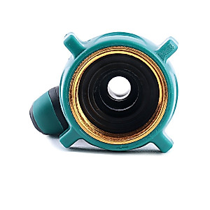 Wocst Garden Hose Splitter Water-pipe metal valves,Arthritis Friendly Fitting Shut Off Ball Valve Connector