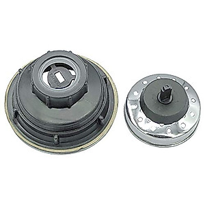 Basket Strainer 4 Inch Kitchen Sink Steel Drain with ABS Base and Removable Strainer Assembly, For American Standard Kitchen Sink With 3-1/2 Inch Drain Hole