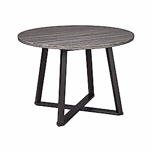 Signature Design by Ashley Centiar Dining Room Table, Gray/Black