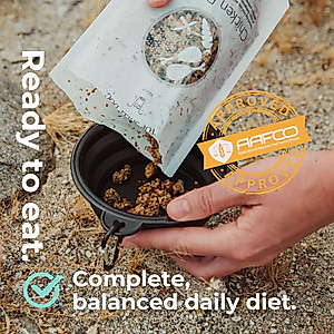 TOP SHELF DOG Chicken Dinner Meal I All Natural Fresh Human Grade Pre Made Dog Food Topper I Mixer, Treat, Additive for Nutrition for Picky Eaters, Puppies, Senior Dogs, Gluten Free (7 x 8oz Pouches)