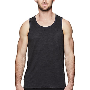 Gaiam Men's Everyday Basic Muscle Tank Top - Sleeveless Yoga & Workout Shirt - Black Heather Everyday, Medium
