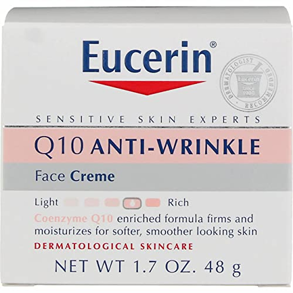 Eucerin Q10 Anti-Wrinkle Sensitive Skin Creme 1.7 oz (48 g)