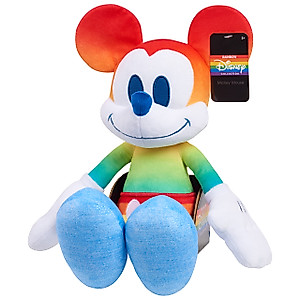 Just Play Disney Pride 17-inch Large Plush Stuffed Animal – Mickey Mouse, Soft Plushie, Kids Toys for Ages 2 Up, Amazon Exclusive