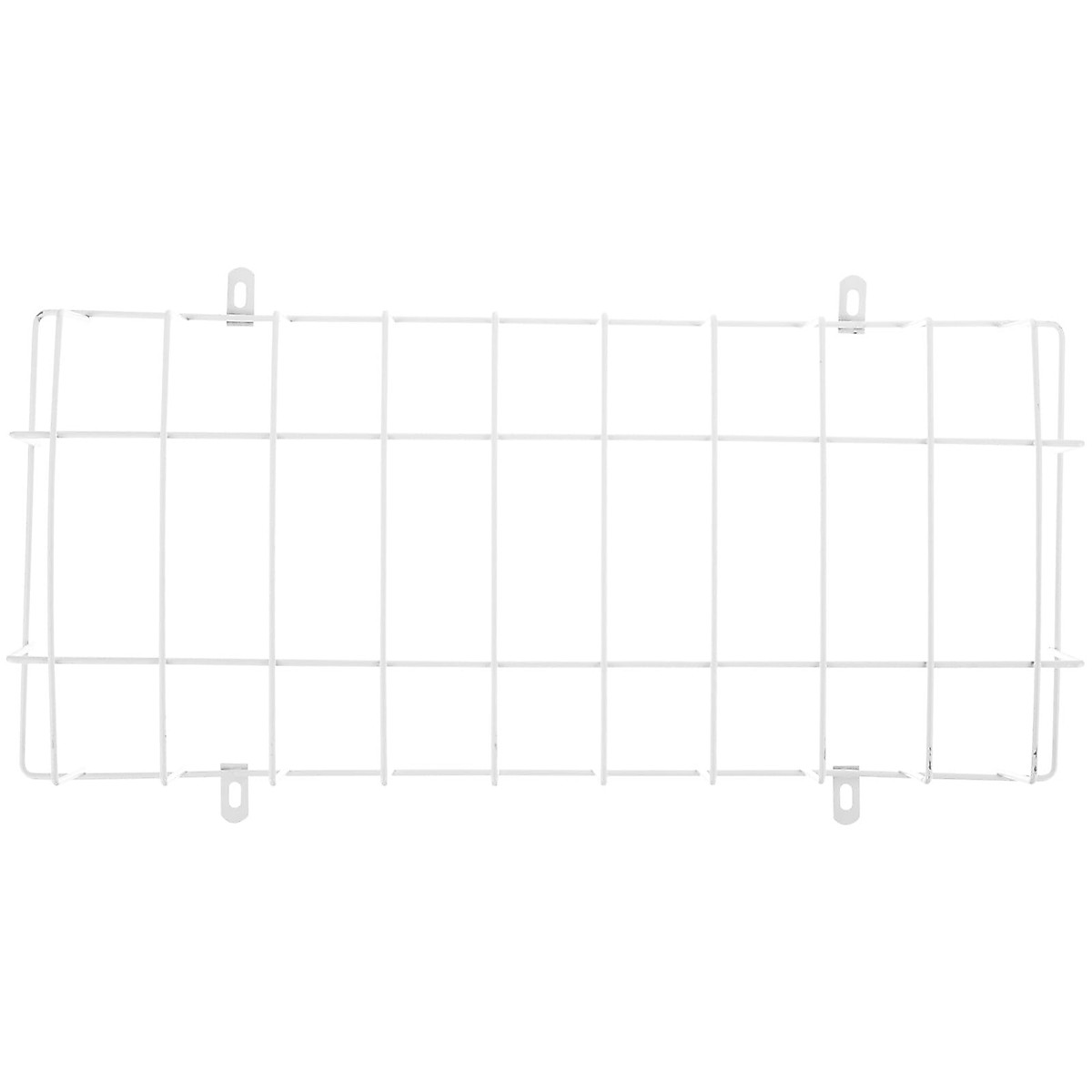 Uonlytech Emergency Light Protection Cover Wall Mount Air Conditioner Light Protective Cover Steel Wire Guard Exit Sign Protector Signal Light Wire Guard Emergency Signal Light Wire Guard