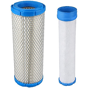 11013-7044 & 11013-7045 Inner & Outer Air Filter for Kohler 25 083 04-s & 25 083 01-s JD M131802 & M131803 Kawasaki 11013-7019 & 11013-7020 Kubota TA040-93220 TA040-93230