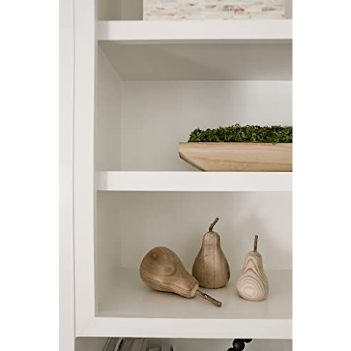 Mud Pie Preserved Moss Paulownia Tray, Natural, 5 3/4" x 25 3/4"