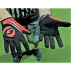 Gripad AIRFLOW CROSS-TRAINING GLOVES (Red, Large) | Vented Weight Lifting Gloves | Reduced Hot-hands | Great for Pull Ups, Cross-Training, Fitness, WODs, Weightlifting | Great for Men & Women
