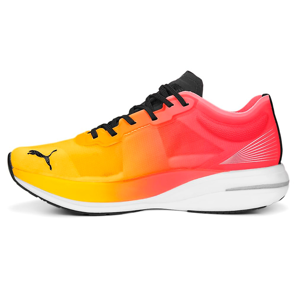 Puma Womens Deviate Nitro Elite Fireglow Running Sneakers Shoes - Orange - Size 8.5 M
