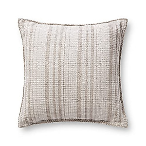 Loloi Throw Pillow, Ivory/Beige