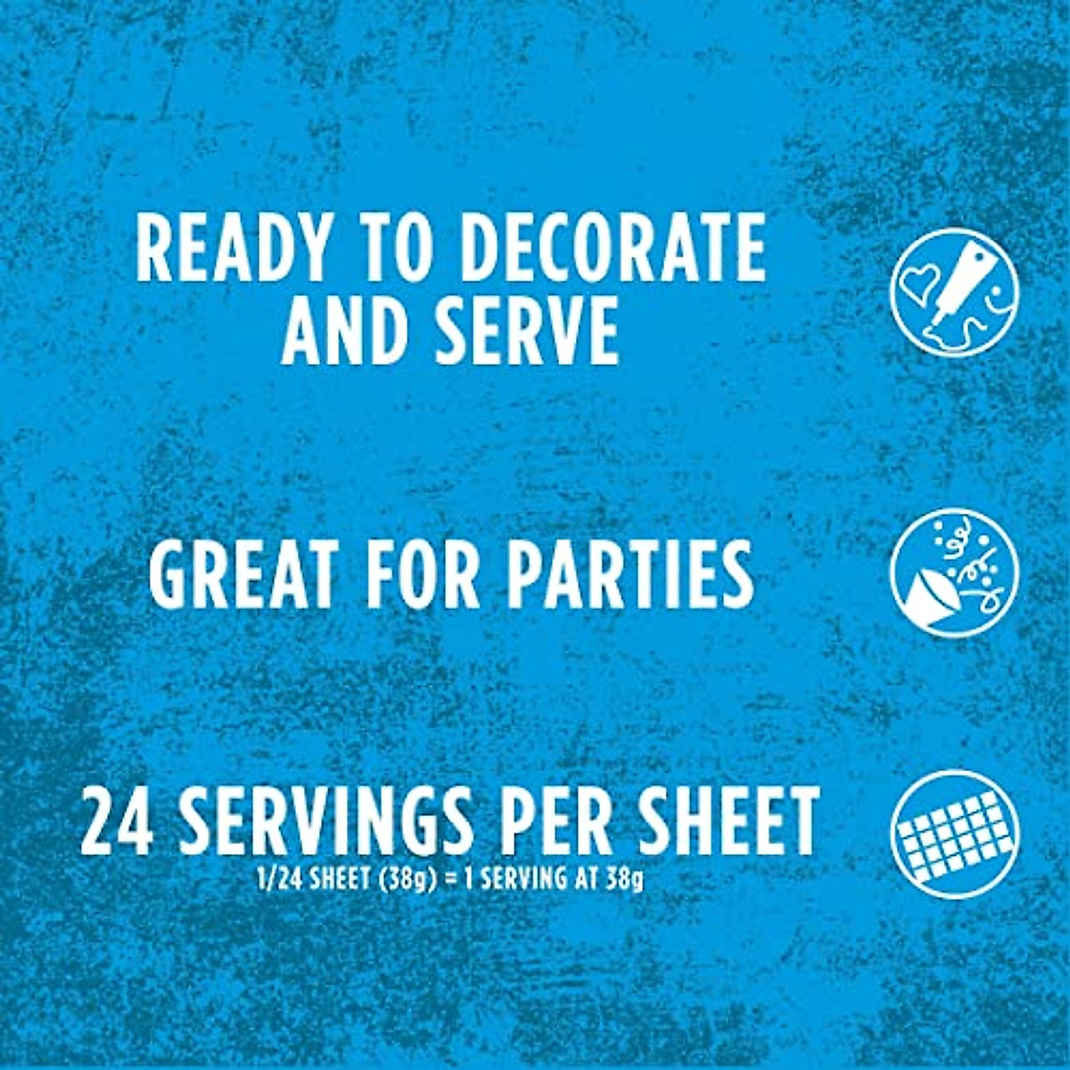 Rice Krispies Treats Marshmallow Snack Sheet, Kids Snacks, Treat Making, Baking Project, Original, 32oz Sheet (1 Sheet)