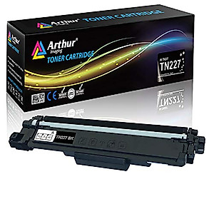 Arthur Imaging with CHIP Compatible Toner Cartridge Replacement for Brother Tn227 (Black, 1 Pack) (TN227BK)
