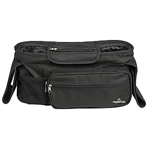 Stroller Organizer Bag and Organizer – Large Capacity - Premium Baby Stroller Bags Fits All Types of Strollers - Comes w/Smartphone & Dual Bottle Holder - Great Durability & Design