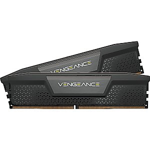 CORSAIR VENGEANCE DDR5 RAM 64GB (2x32GB) 6400MHz CL32-40-40-84 1.40V Intel XMP Desktop Computer Memory - Black (CMK64GX5M2B6400C32)