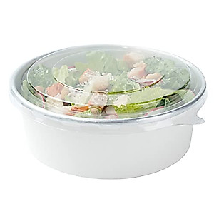 Restaurantware LIDS ONLY: Foil Lux Lids For 45 OZ Take Out Containers 200 Lift Tab Lids For Food Containers - Disposable Clear Plastic Food Container Lids Containers Sold Separately