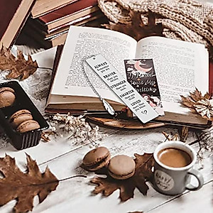 Happy 14th Birthday Stainless Steel Reading Bookmarks, Double Sided Engrave Inspirational Bookmarks for Book Lovers, Girls, Boys, Students, Teens 14 Years Old Birthday Graduation Christmas Gifts