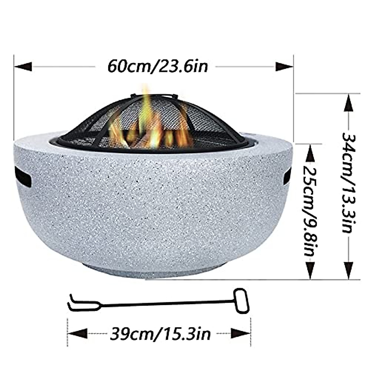 Fire Pit Outdoor fire pits, fire pits with Spark Screens, Wood Burning fire pits in courtyards, backyards and Gardens