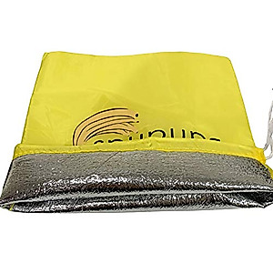 2 Pack Banana Bags - Drawstring Bag for Fresh Fruit up to 2 Weeks - FREE Branded Eyeglass Pouch