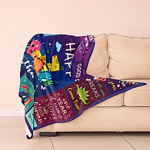 Puzopal 1 Year Old Girl Gifts, One Year Old Girl Boy Birthday Gifts, 1st Birthday Girl Gifts Blanket 40"X50", 1 Year Old Girl Boy Birthday Gift, First Birthday Gifts for 1 Year Old Girls Boys