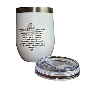 Jews do it Immerse yourself in the artistry of precision laser engraving, showcasing a heartfelt message of support for Israel and the Jewish community tumbler. (White B - Together)