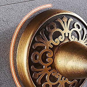 Towel Racks,Towel Rails, Towel Rack Aluminum Towel Rack European Retro Hotel Home Bath Towel Rack Double Rod Paste Tyenvironmental Protection Materials