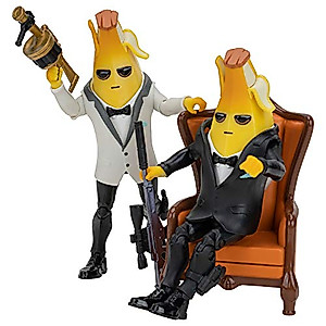 FORTNITE Agent’s Room , Includes 2 (4-inch) Articulated Agent Peely Figures, Playset with Secret Passageway, Legendary Accessories, Weapons, Accessory Storage