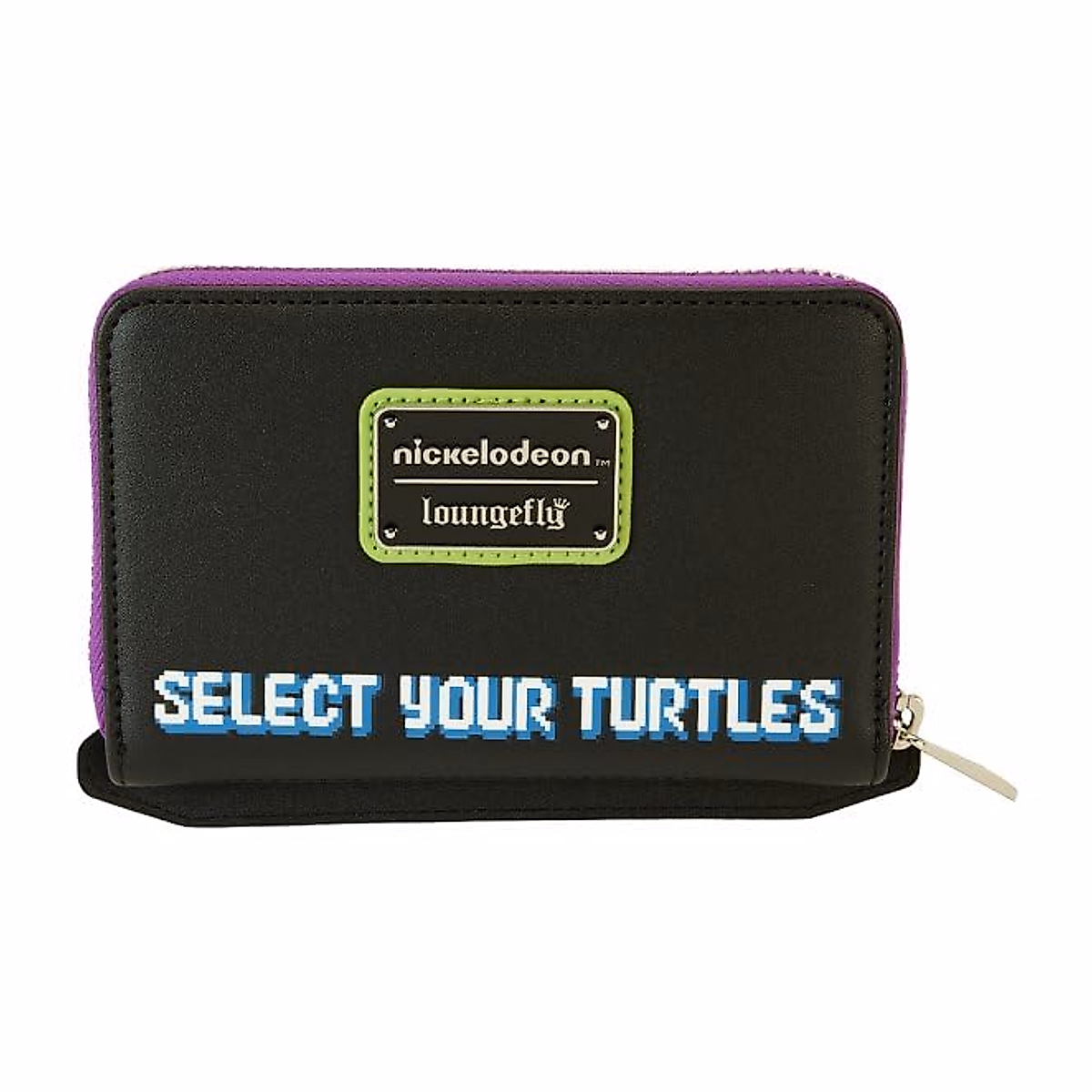 Loungefly Teenage Mutant Ninja Turtles 40th Anniversary Vintage Arcade Lenticular Zip Around Wallet