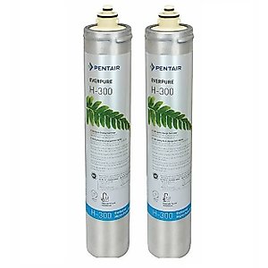 Pentair Everpure H-300 Undersink Water Filter Replacement Cartridge (3 Pack)