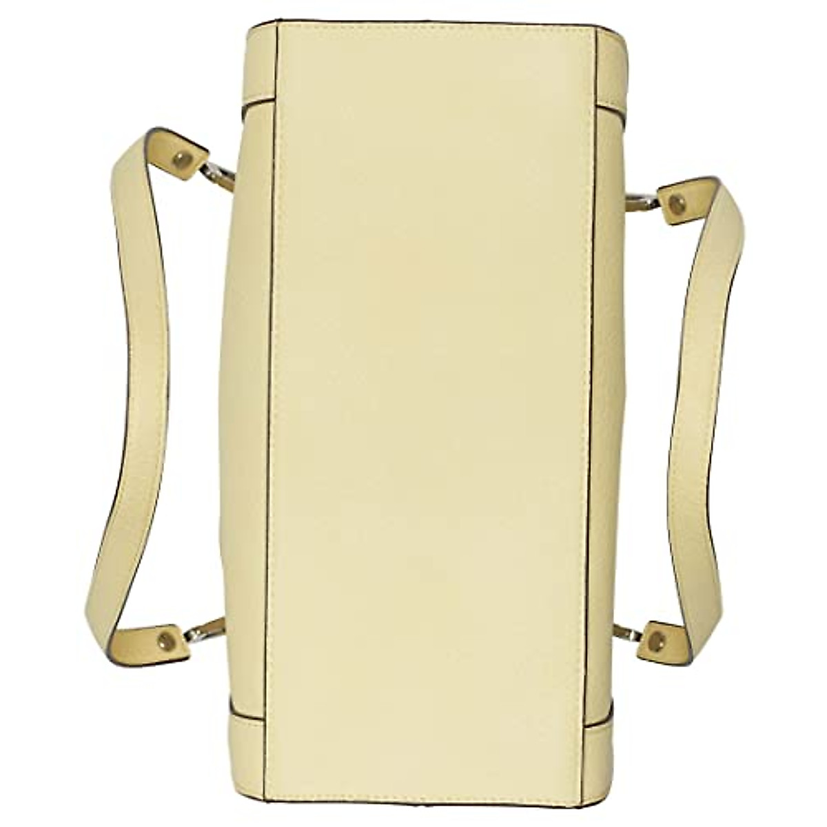 Calvin Klein Ellie Novelty Triple Compartment Shoulder Bag, Lemon,One Size