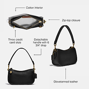 COACH The COACH Originals Glovetanned Leather Swinger 20, Black