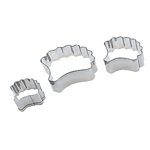 RELAND SUN Cake Mold Carnations Flower Petal Stainless Steel Cookie Fondant Cake Decorating Tools Sugar Pastry Biscuit Mold (petal)