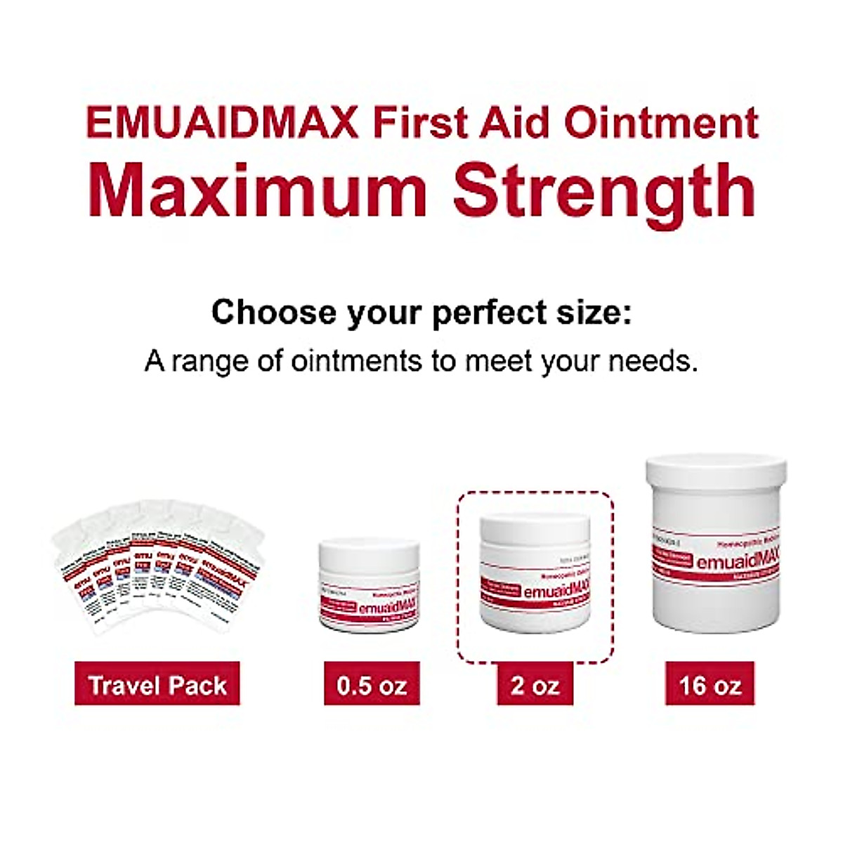 emuaid EMUAIDMAX Ointment 2oz - Eczema Cream. Maximum Strength Treatment. Use Max Strength for Athletes Foot, Psoriasis, Jock Itch, Anti Itch, Rash, Shingles and Skin Yeast Infection.