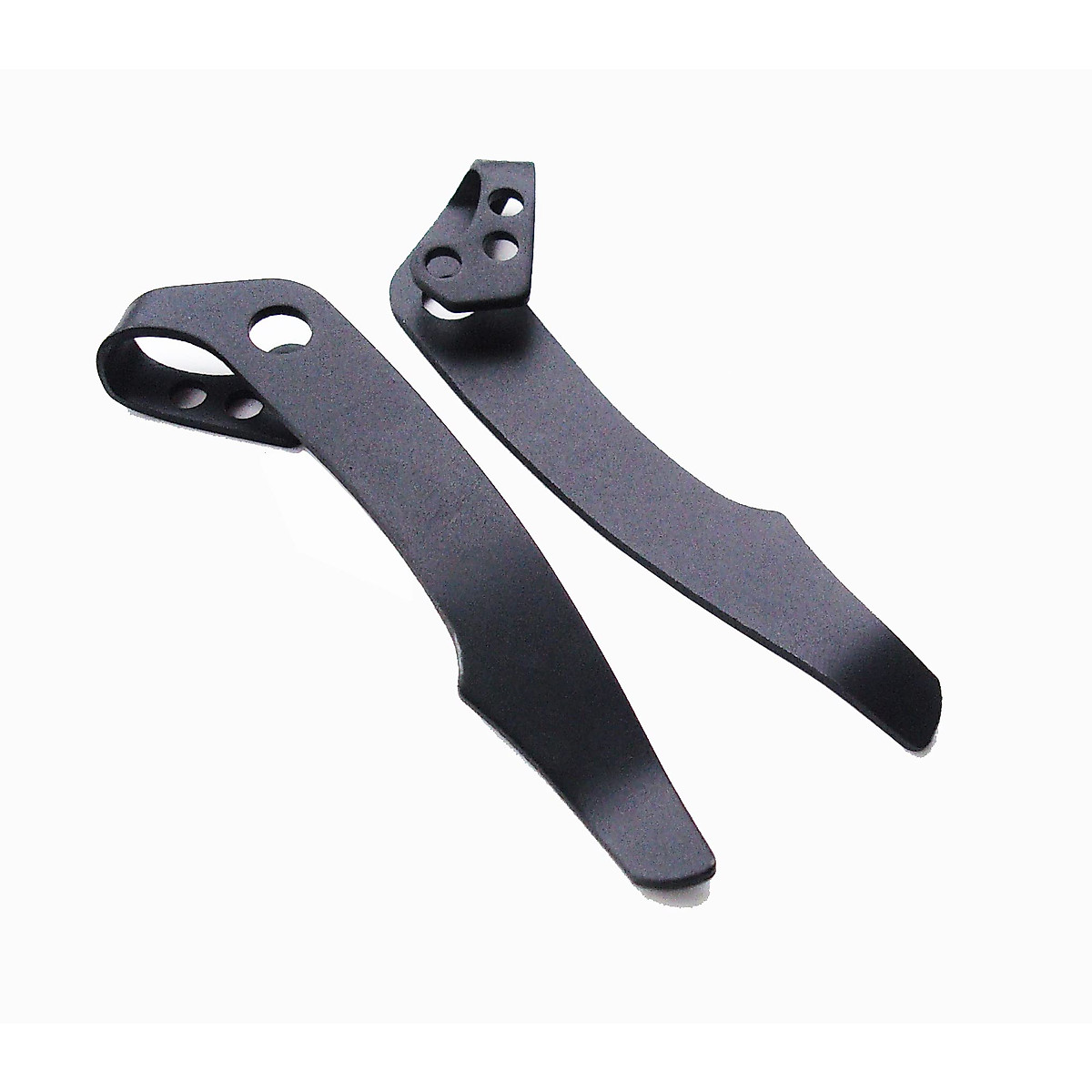 2 pcs EDC Deep Carry Pocket Clip for Voyager Knife Pocket Knife Clip Folding Knife Screw Clips for Knife Maker and DIY Folding Knives with 6 Screws