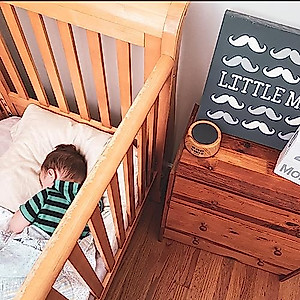 Douni White Noise Machine - Sleep Sound Machine with Soothing Sounds Timer & Memory Function for Sleeping & Relaxation,Sleep Therapy for Kid, Adult, Nursery, Home,Office,Travel.Wood Grain