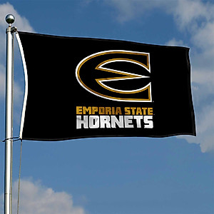 Emporia State Hornets Wordmark Large Grommet Banner Flag