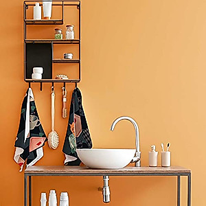 Hand Towels Face Towels Set of 2 Wonderland Floating Decoration Soft Comfortable Polyester Microfiber Fast Water Absorbent Towels for Bathroom Kitchen 30X15 Inch