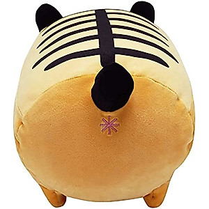Onsoyours Cute Plush Tiger Doll Stuffed Fluffy Tiger Plush Toy Soft Animal Plush Pillow for Kids (Brown Tiger, 17.7")