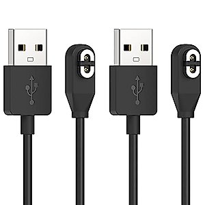 YUANHOT 2 Pack Charging Cable Replacement for AfterShokz Aeropex AS800 & Shokz OpenRun Pro & OpenRun & OpenRun Mini & OpenComm, USB Charger Cord for AfterShokz Aeropex Bone Conduction Headphones