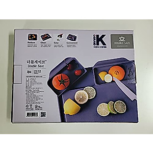 Double Save S Non-Slip Right Side Removable Compartments and Grooves to Prevent Spills Dishwasher Safe Cutting Board & Serving Tray