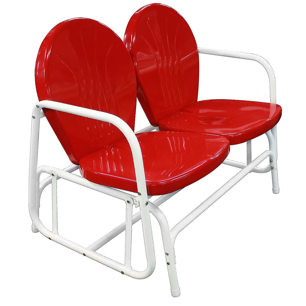 Leigh Country TX 93512 RED/White Retro Double Glider
