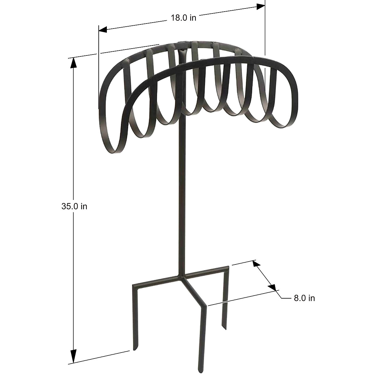 Liberty GARDEN 647 Hose Stand, 1, Black