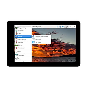 waveshare 4inch Capacitive Touch Display Compatible with Raspberry Pi5/4B/3B+/3A+/CM3+/4 480×80 Resolution DSI Interface IPS Optical Bonding Screen