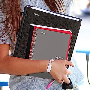 Five Star Small Spiral Notebook, 2 Subject, College Ruled Paper, 9-1/2" x 6", 100 Sheets, Gray (840004AA3)