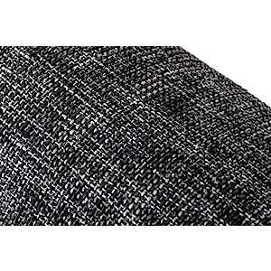 Limari Home Csilla Collection Mid-Century Style Fabric Upholstered Loveseat with Solid Rubberwood Frame in Walnut, Gray