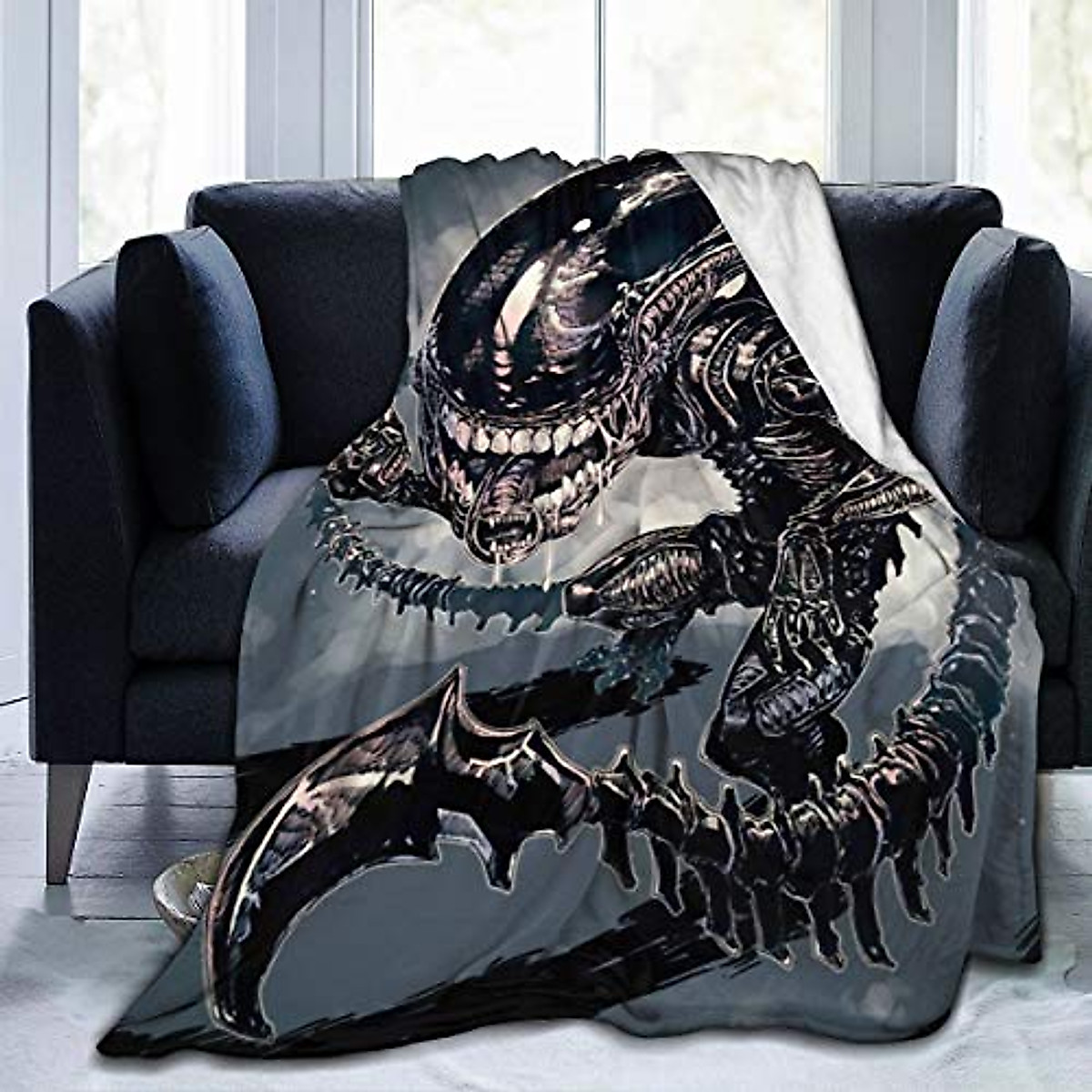 Cai Jingg Sintee-Alien-Xenomorph Beautiful Ultra-Soft Micro Fleece Blanket.